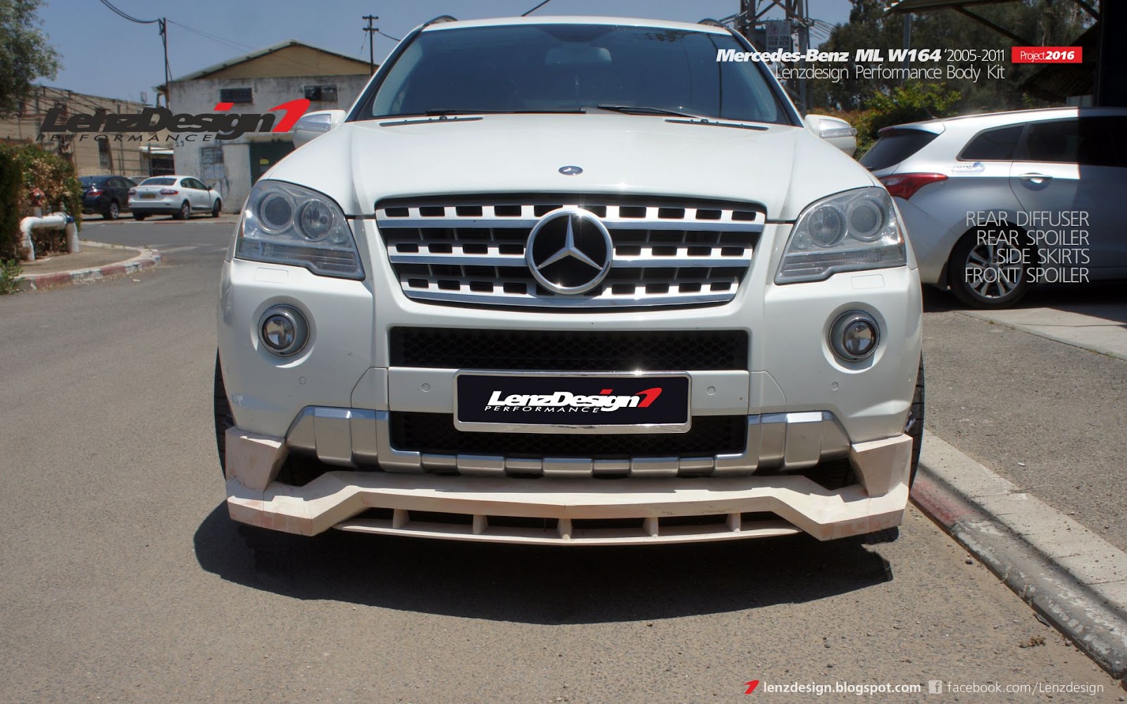 Mercedes-Benz ML W164 Lenzdesign Bodykit & Spoilers