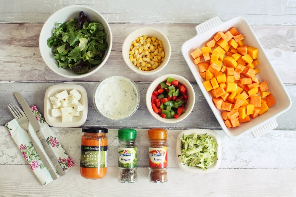Little Winter Butternut Squash And Sweet Potato Salad