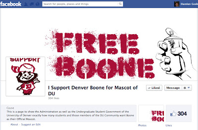 LetsGoDU: "Denver Boone For DU Mascot" Facebook Page