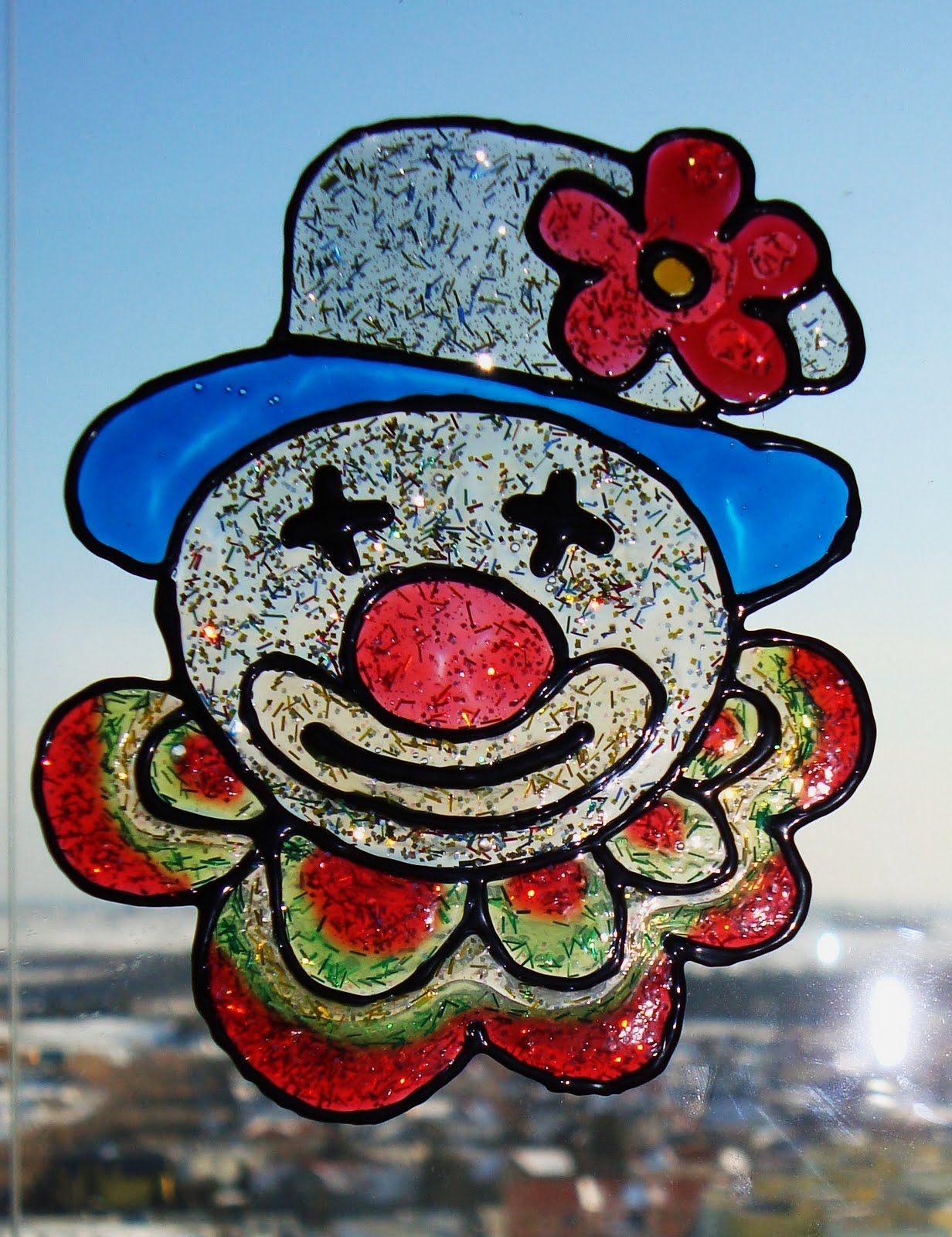 Sea about me: OBRÁZKY NA SKLO - KLAUN