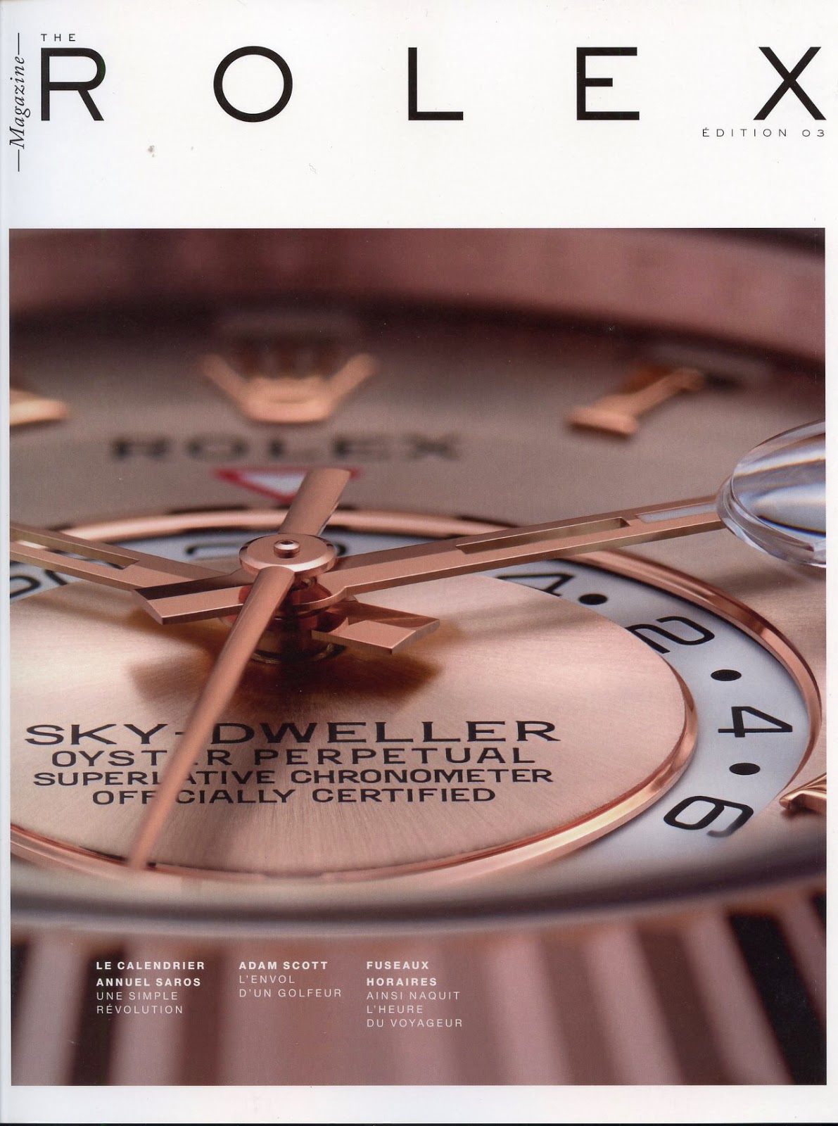 Estação Cronográfica: Revista do dia - The Rolex Magazine nº 03