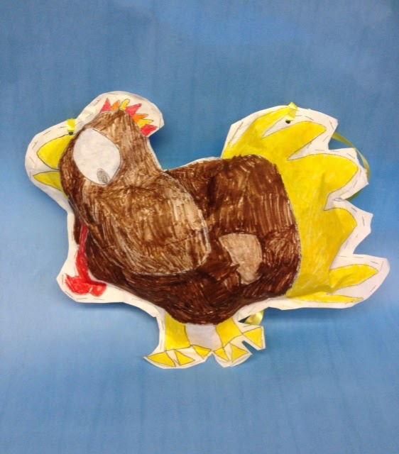 Ms. C's Artroom: 3D Stuffed Turkey Thanksgiving Art Lesson