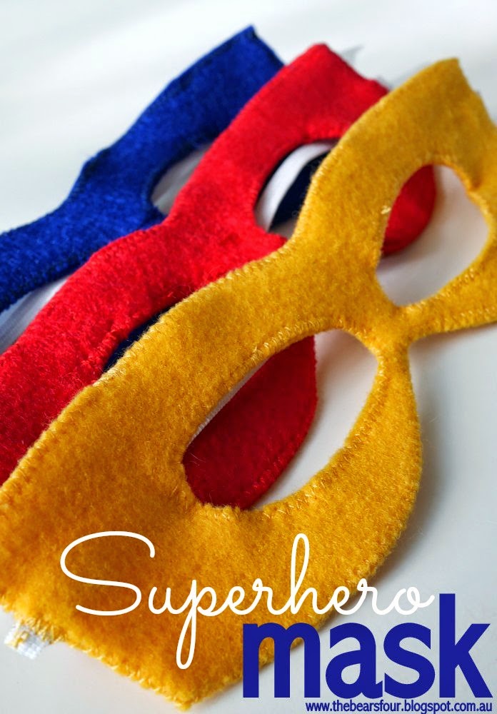 The Bears Four: DIY Superhero Mask