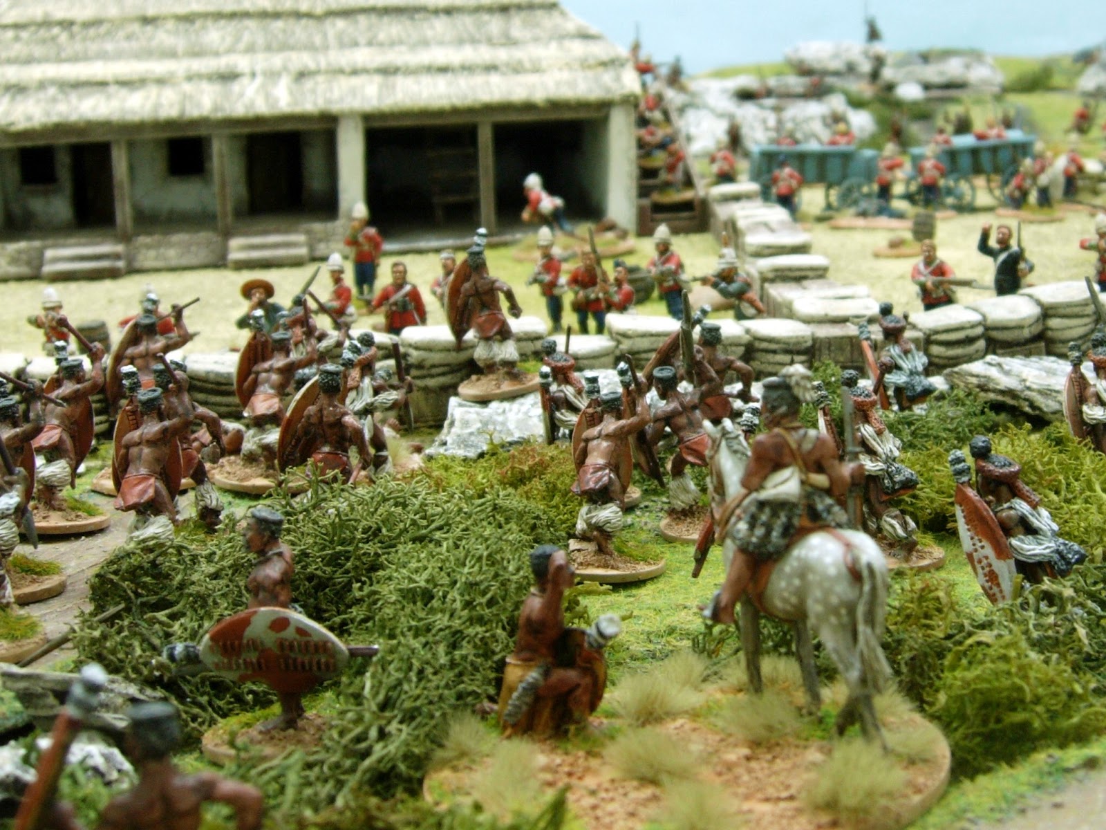 Wargaming with Silver Whistle: Rorke's Drift part 3 The Main Attack.