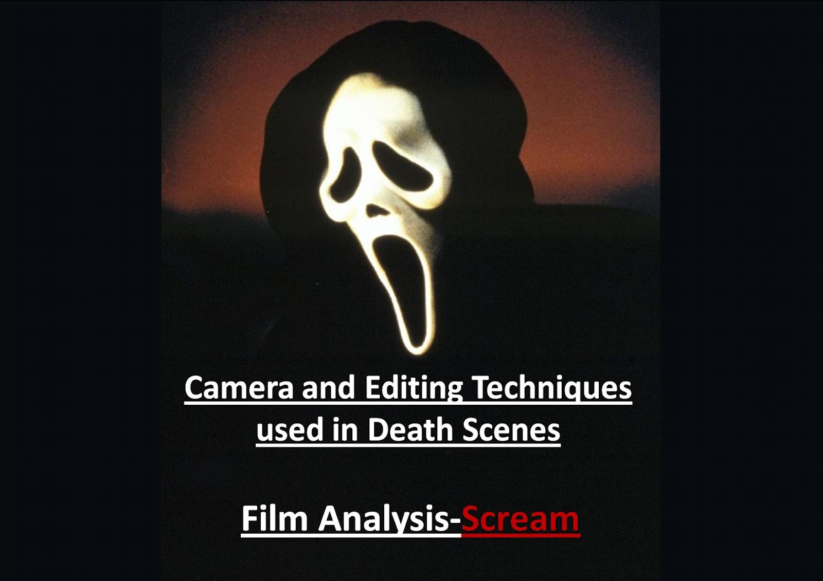 A2 Advanced Portfolio: Camera and Editing Techniques used in Death ...