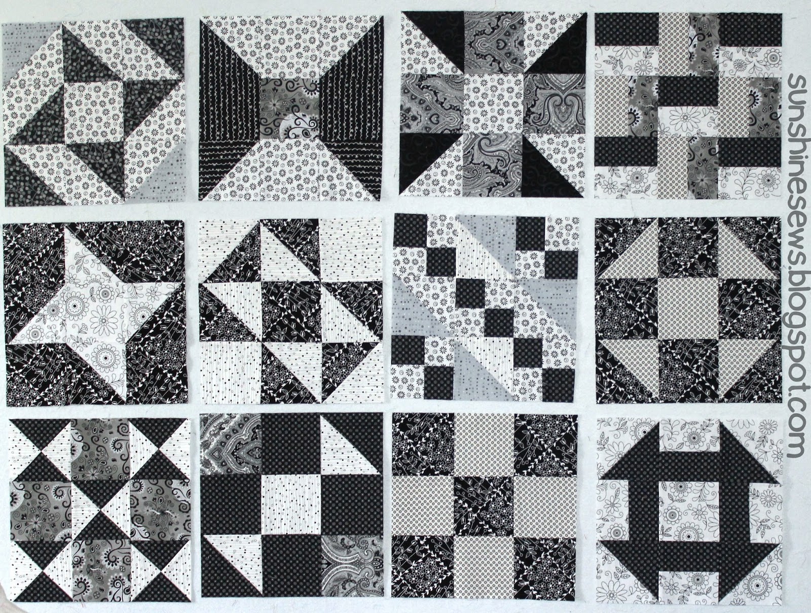 SunShine Sews...: Breezy Beginners' Sampler Quilt - WIP