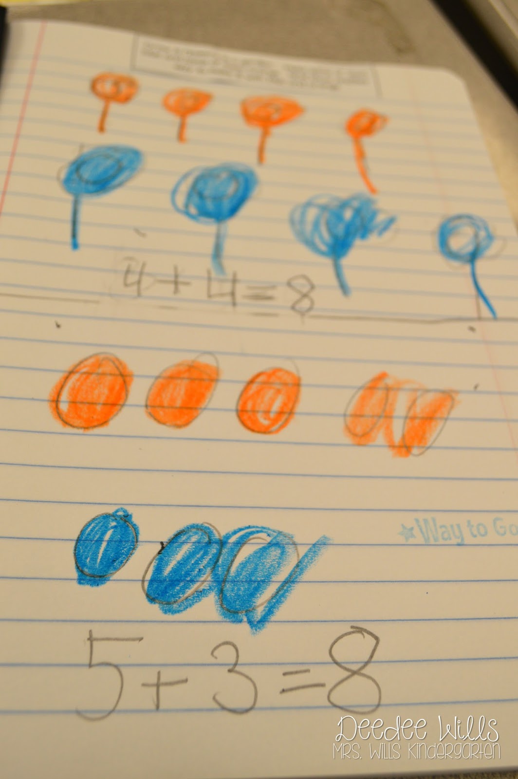 Kindergarten Math journals