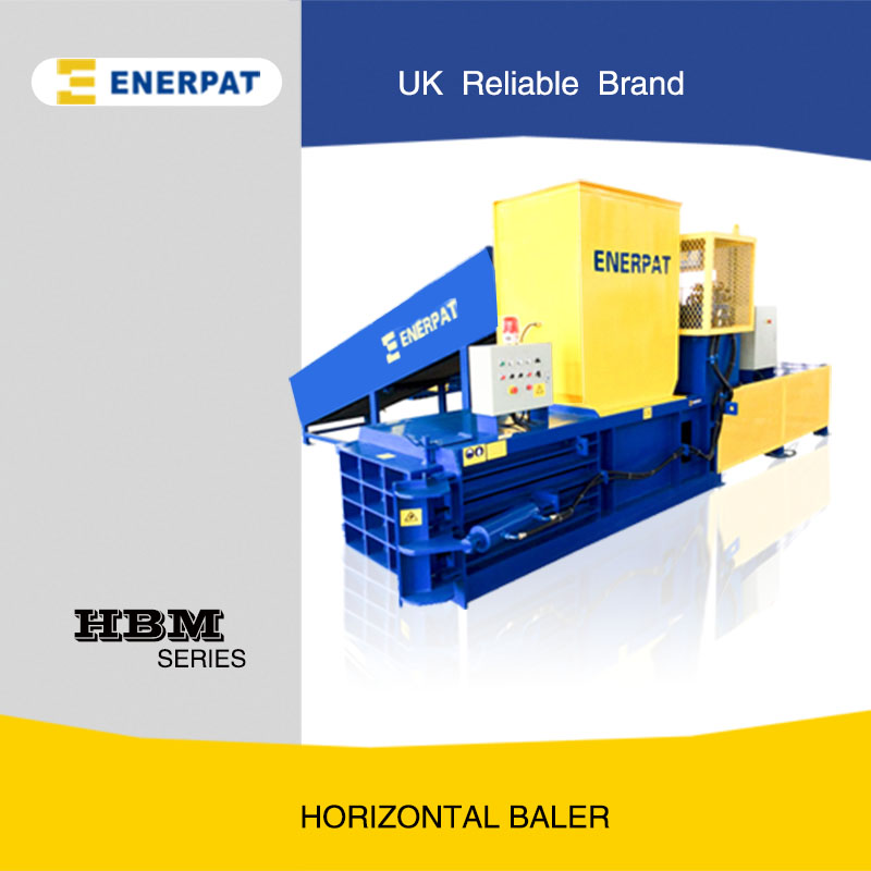 Enerpat horizontal carton box baler: Enerpat horizontal carton box baler