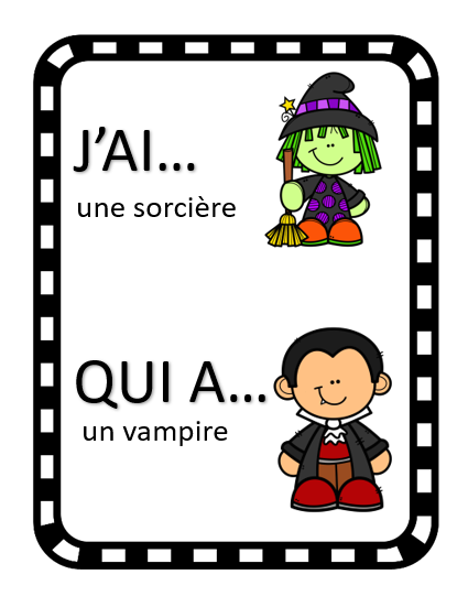 la classe de caro.: JEU de vocabulaire - L’Halloween - J’ai… Qui a…