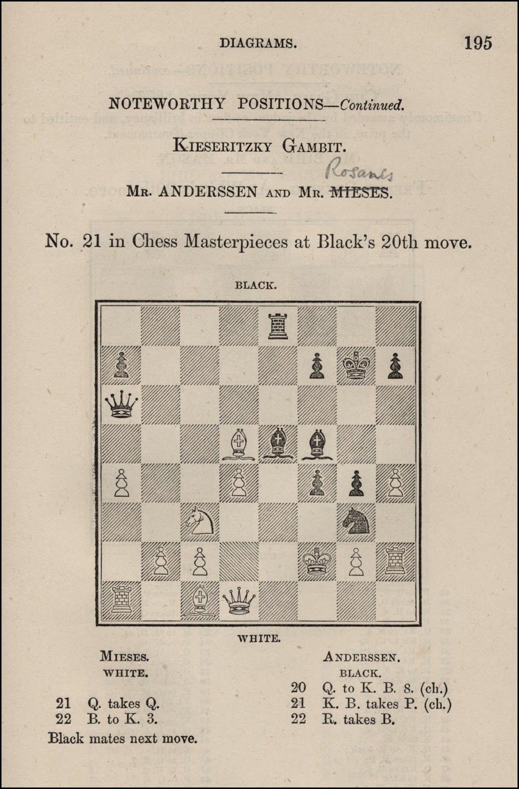 Chess Book Chats: The Chess Openings by H. E. Bird