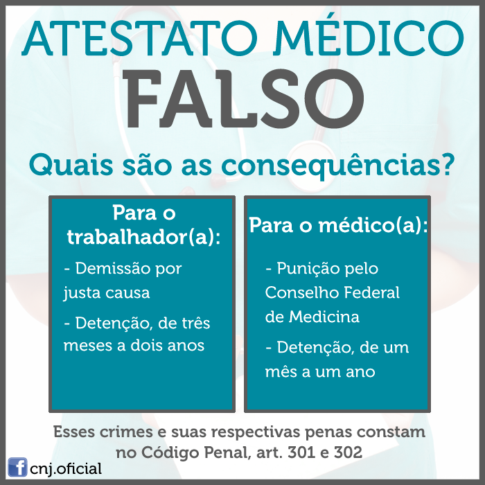 .: Atestado falso