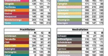 ***Stempel-Zauber***: Farbcodes