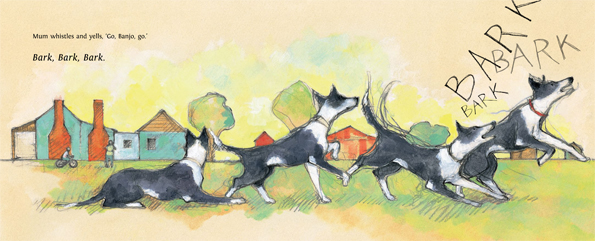 Freya Blackwood: BANJO & RUBY RED Becomes A Book