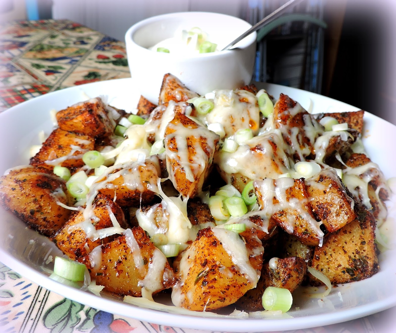 Roasted Potato Nachos | The English Kitchen