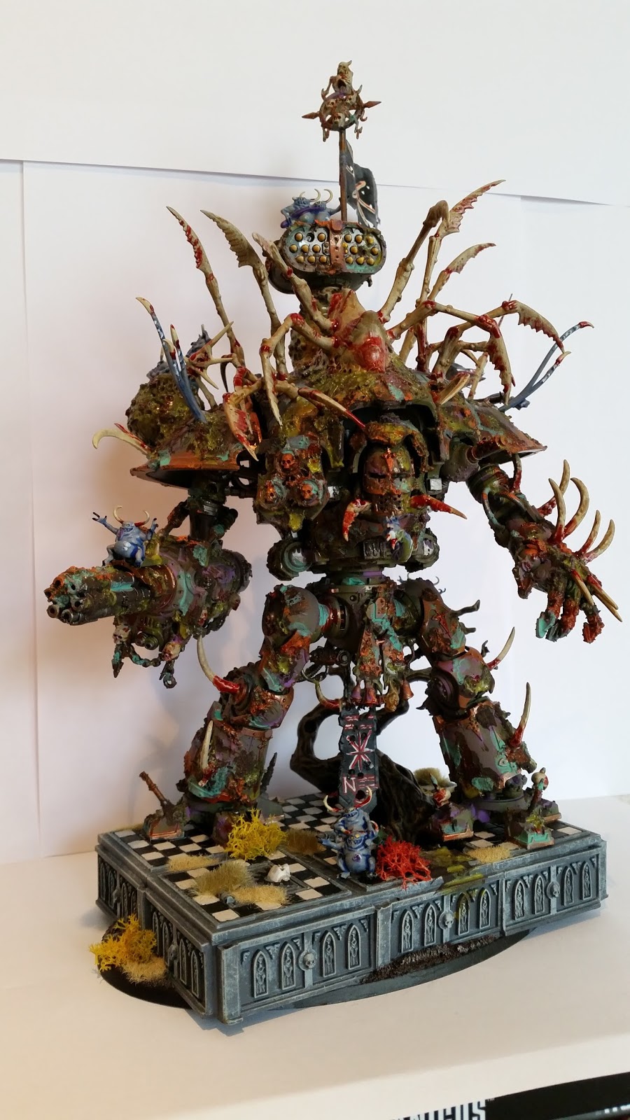 Nurgle Tau and other Warhammer 40k projects: Plague and Carnage....