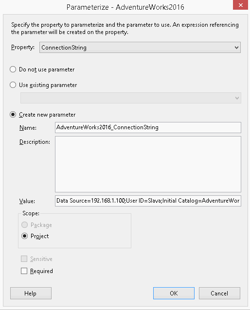 SQL Server Techniques: Parameterizing Connections and Variables in SSIS