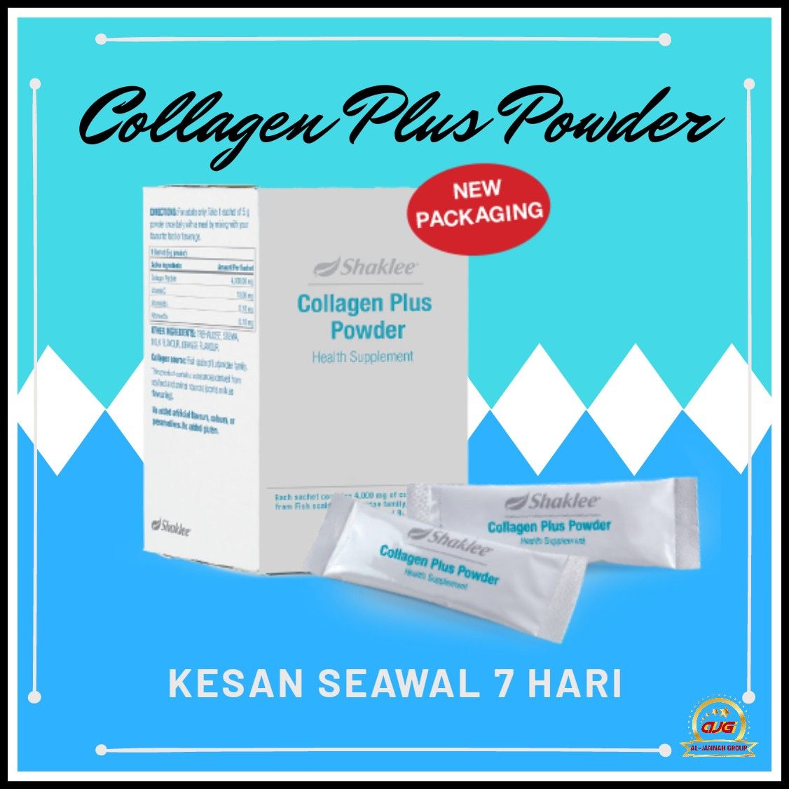 Collagen Plus Powder Shaklee Berwajah Baru
