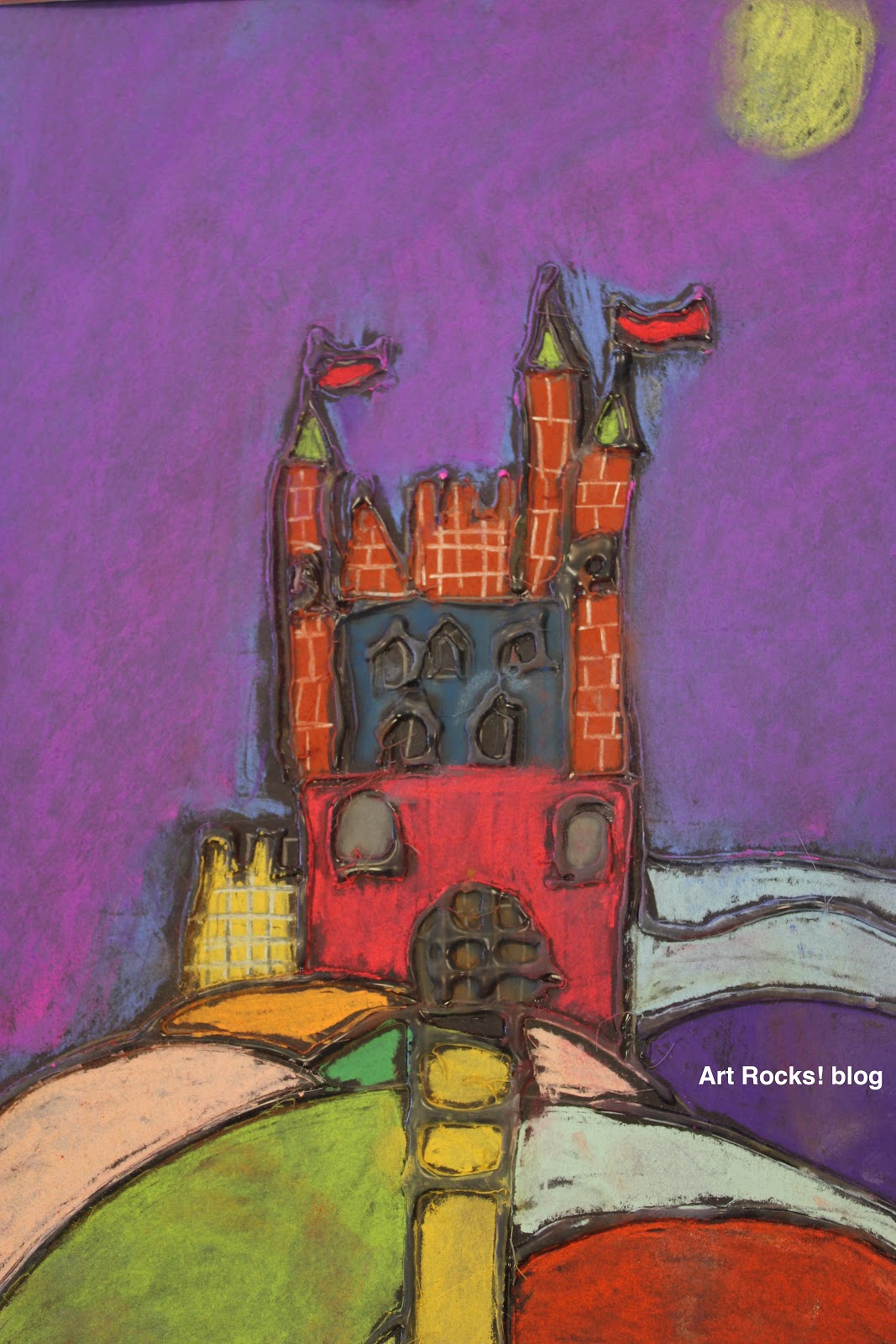 Art Rocks!: Grade 2: Pastel Castles