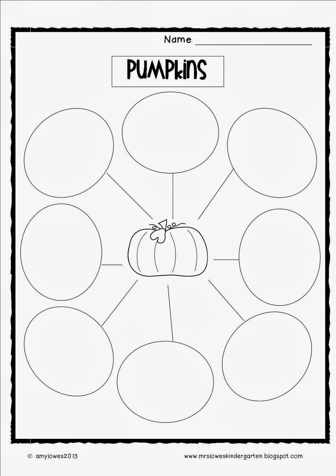 Mrs. Lowes' Kindergarten Korner: Pumpkin Palooza plus a FREEBIE!