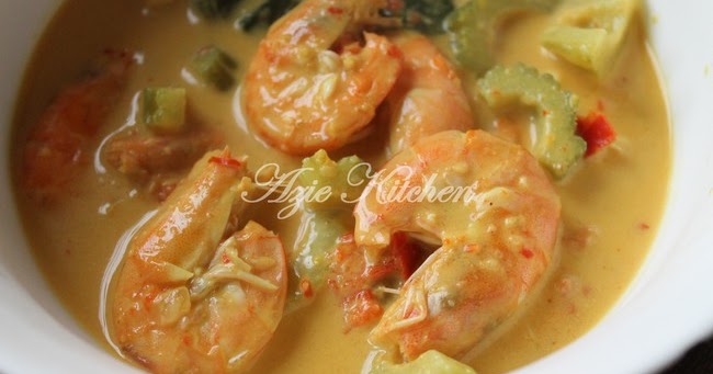 Masak Lemak Udang dengan Timun Tua Yang Sangat Sedap - Azie Kitchen