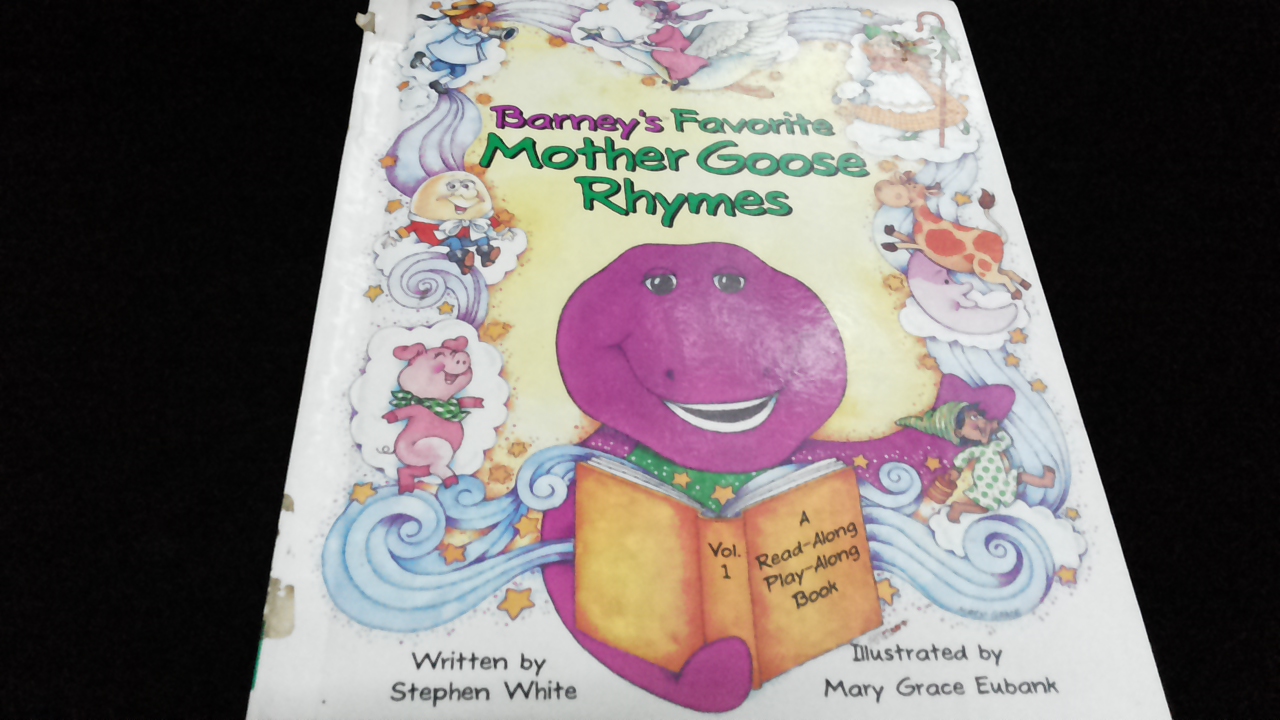 Kid Books Blog: 491.Barney's Favorite Mother Goose Rhymes