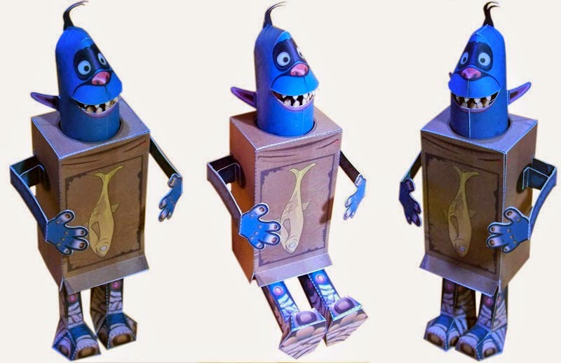 Troll-in-a-Box Paper Automata | Papercraft Paradise | PaperCrafts ...