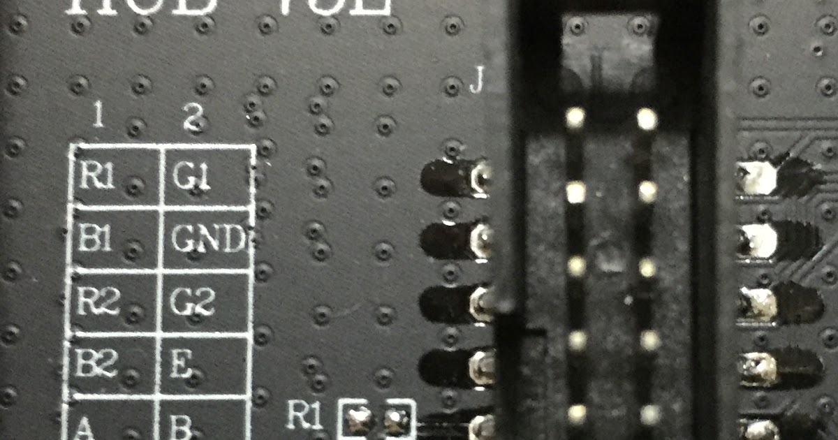 My Commentary and Technical help: P3 64x32 HUB75E LED matrix panels ...