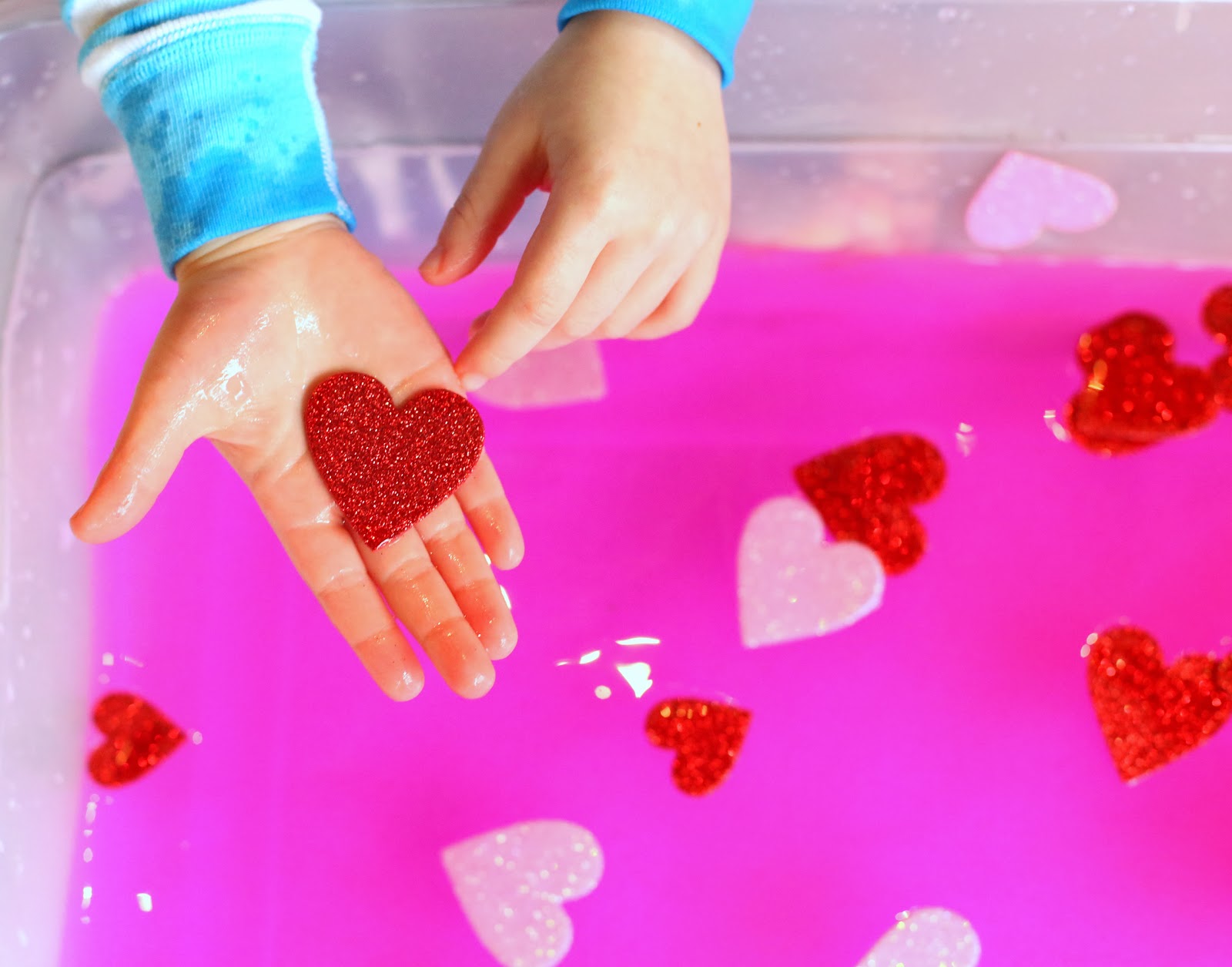 Toddler Sensory Play: Valentine's Day Soup
