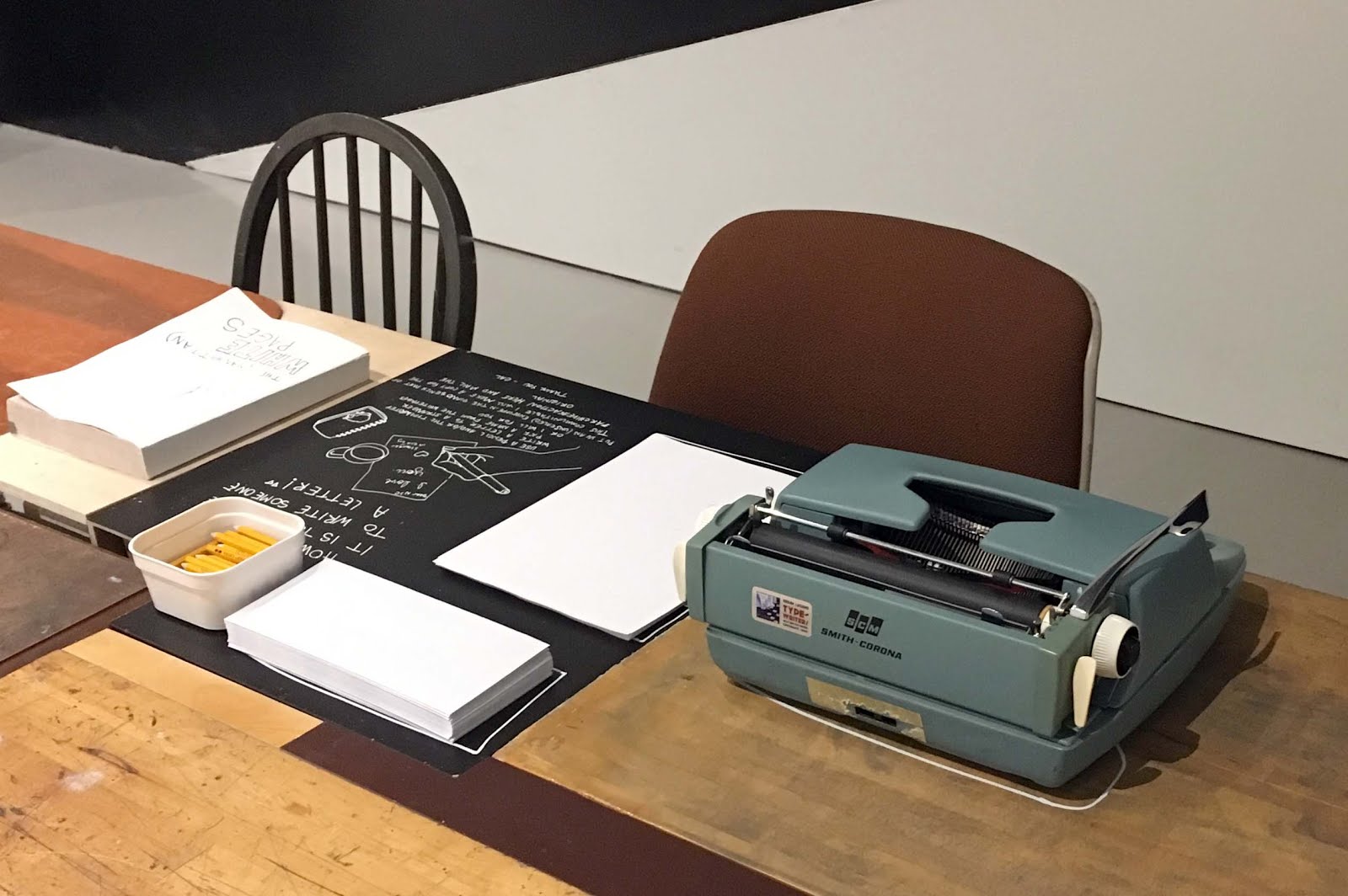 Typewriter repair at the museum/ /THE TYPEWRITER REVOLUTION