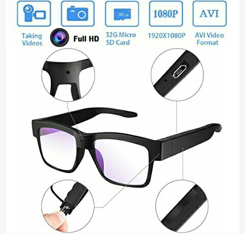 Senluo Spy Cam HD702 Eyeglasses: 1080P HD Video Camera Glasses for ...