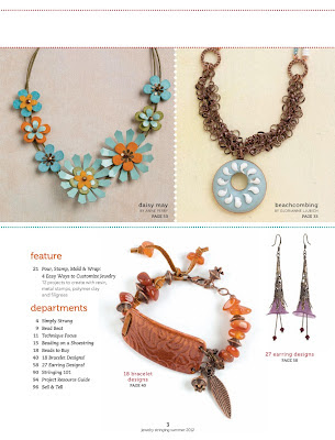 Cindy Kovar Pottery Bead Artist: Featured in Jewelry Stringing Magazine