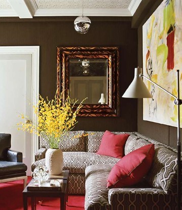 Decoración de Salas Color Chocolate | Ideas para decorar, diseñar y ...