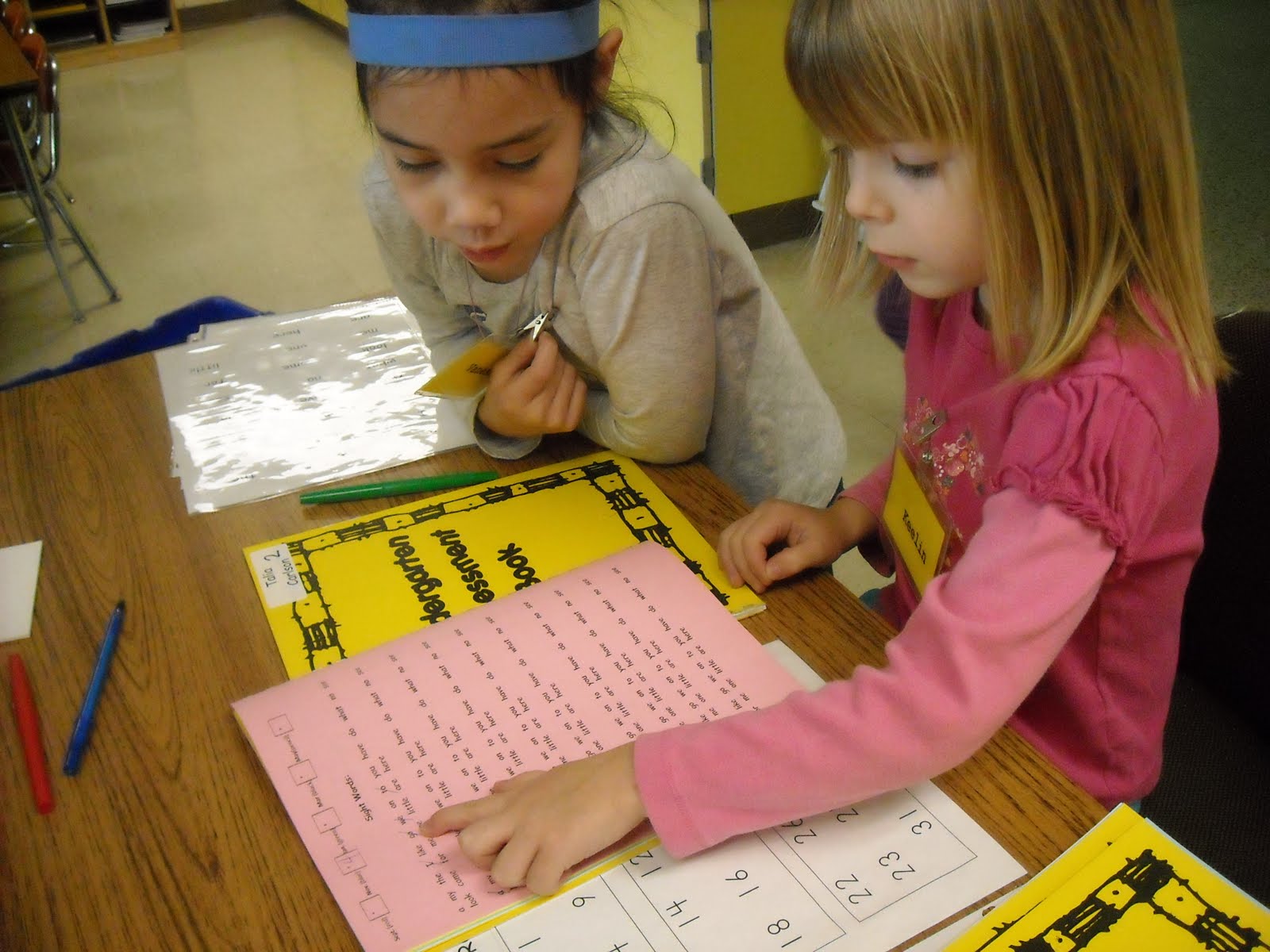 Mrs. Swanson's Kindergarten Blog - PM: Assessing