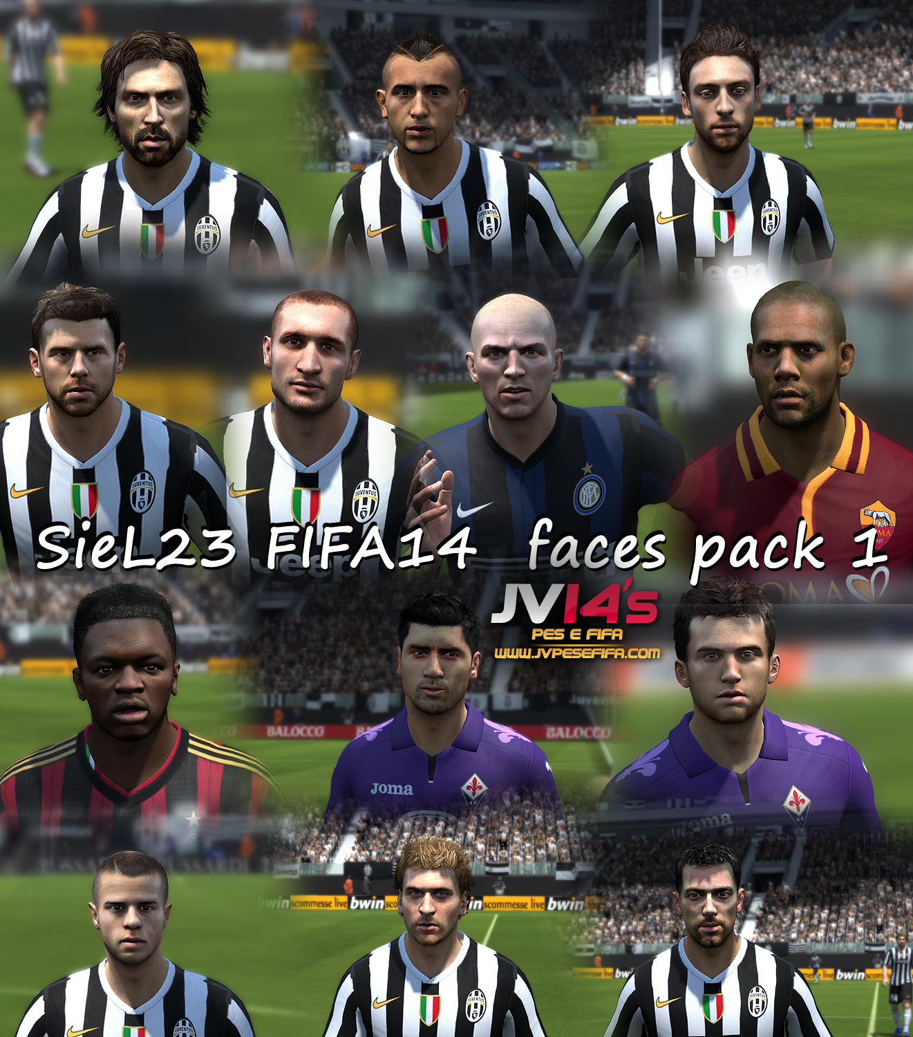 FIFA 14: Face Pack International v1 - SieL23 | Blog Teste Template JV