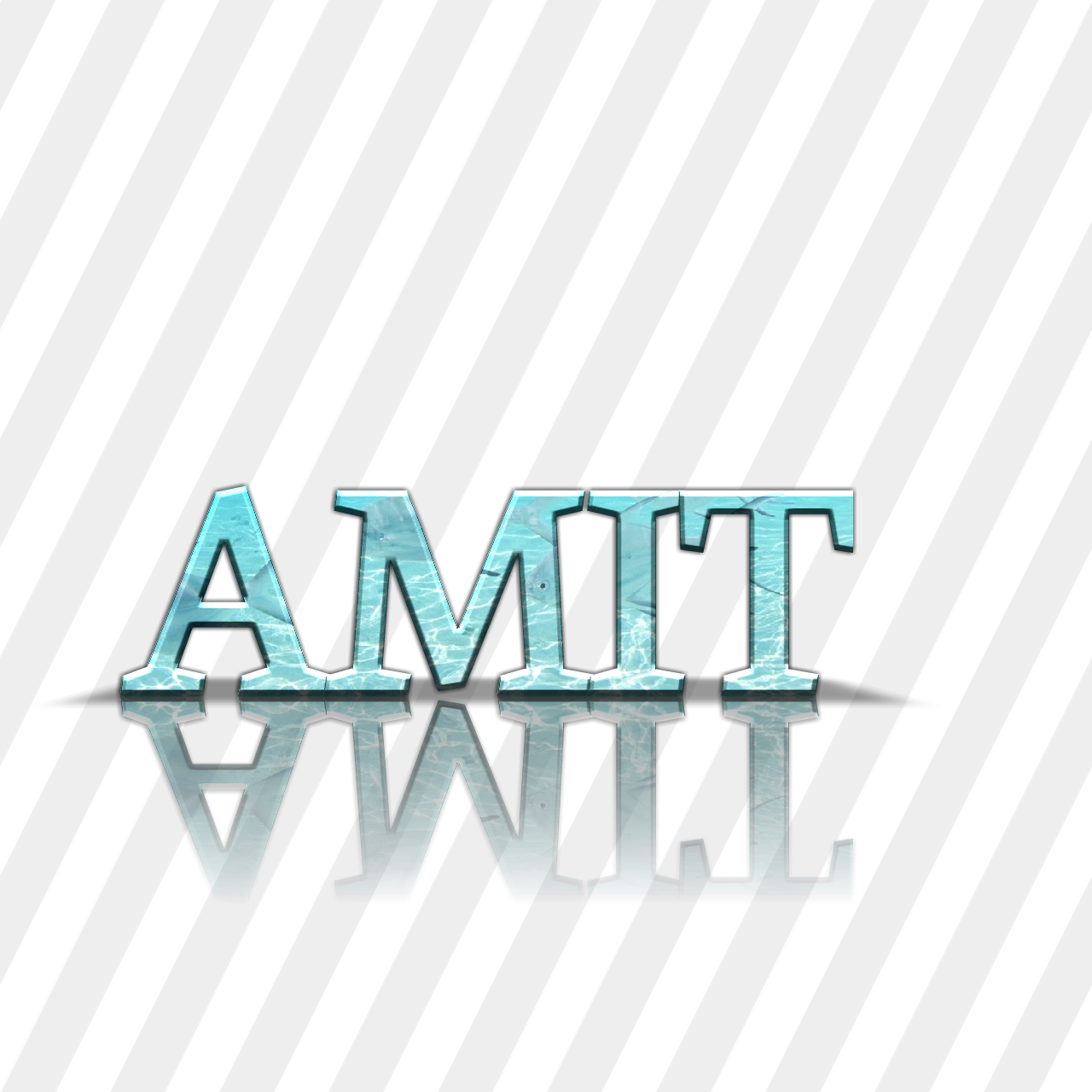 Amit 3d name PNG image