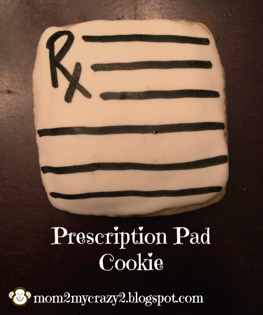 Running away? I'll help you pack.: Prescription Pad Royal Icing Cookies ...