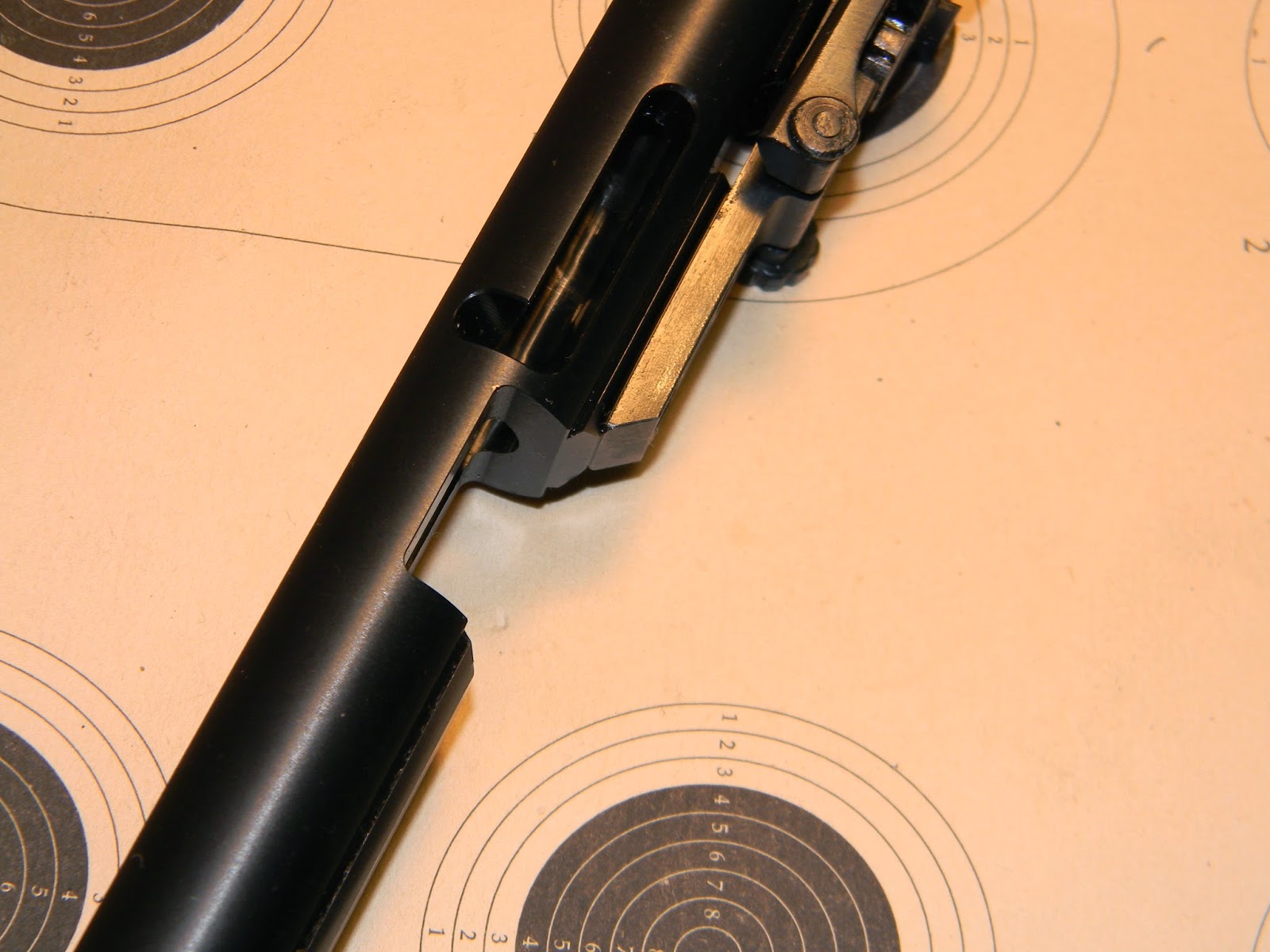 Another Airgun Blog: Quick Rear Sight for a Crosman 1377