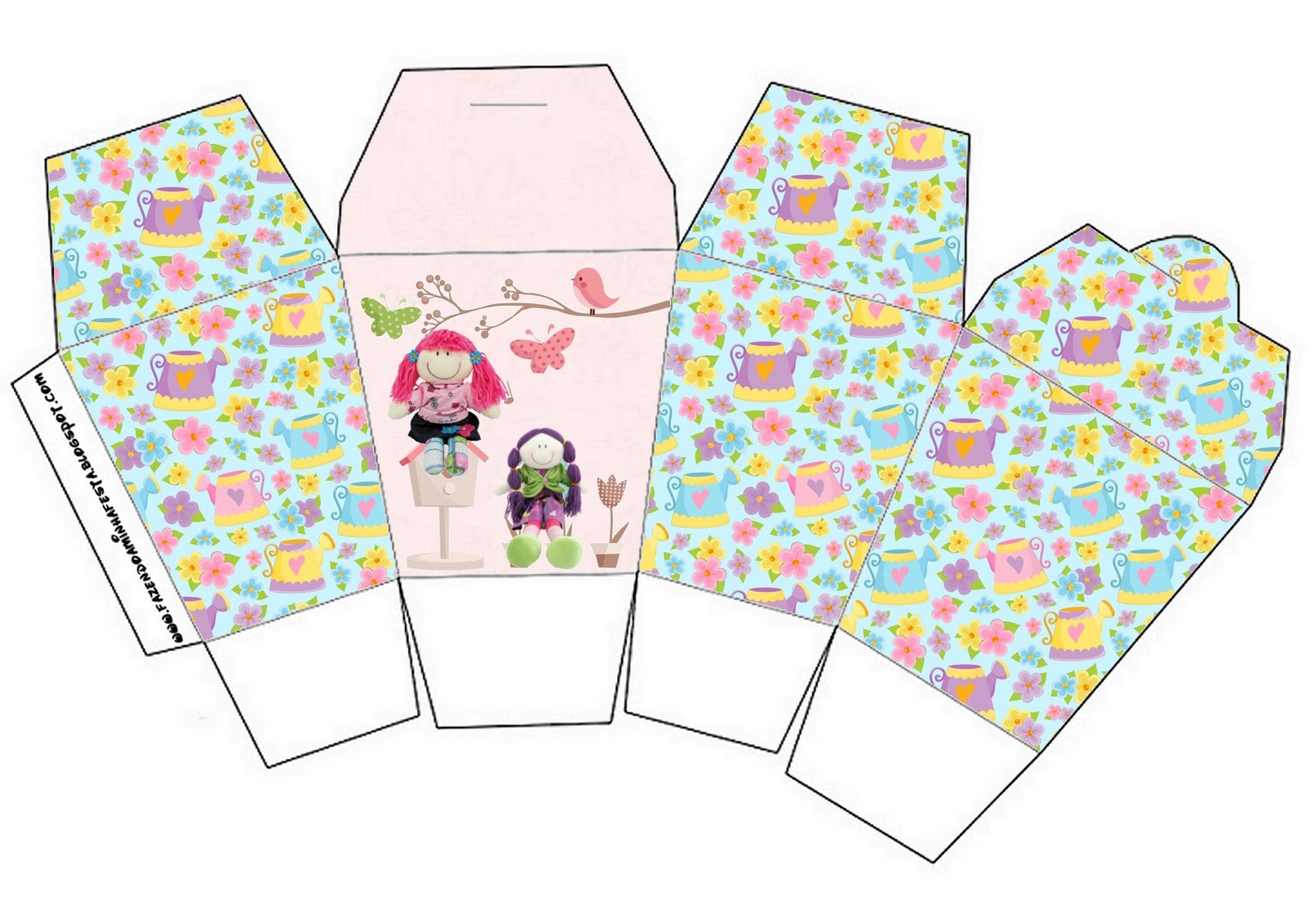 Cloth Dolls: Free Printable Boxes. - Oh My Fiesta! in english