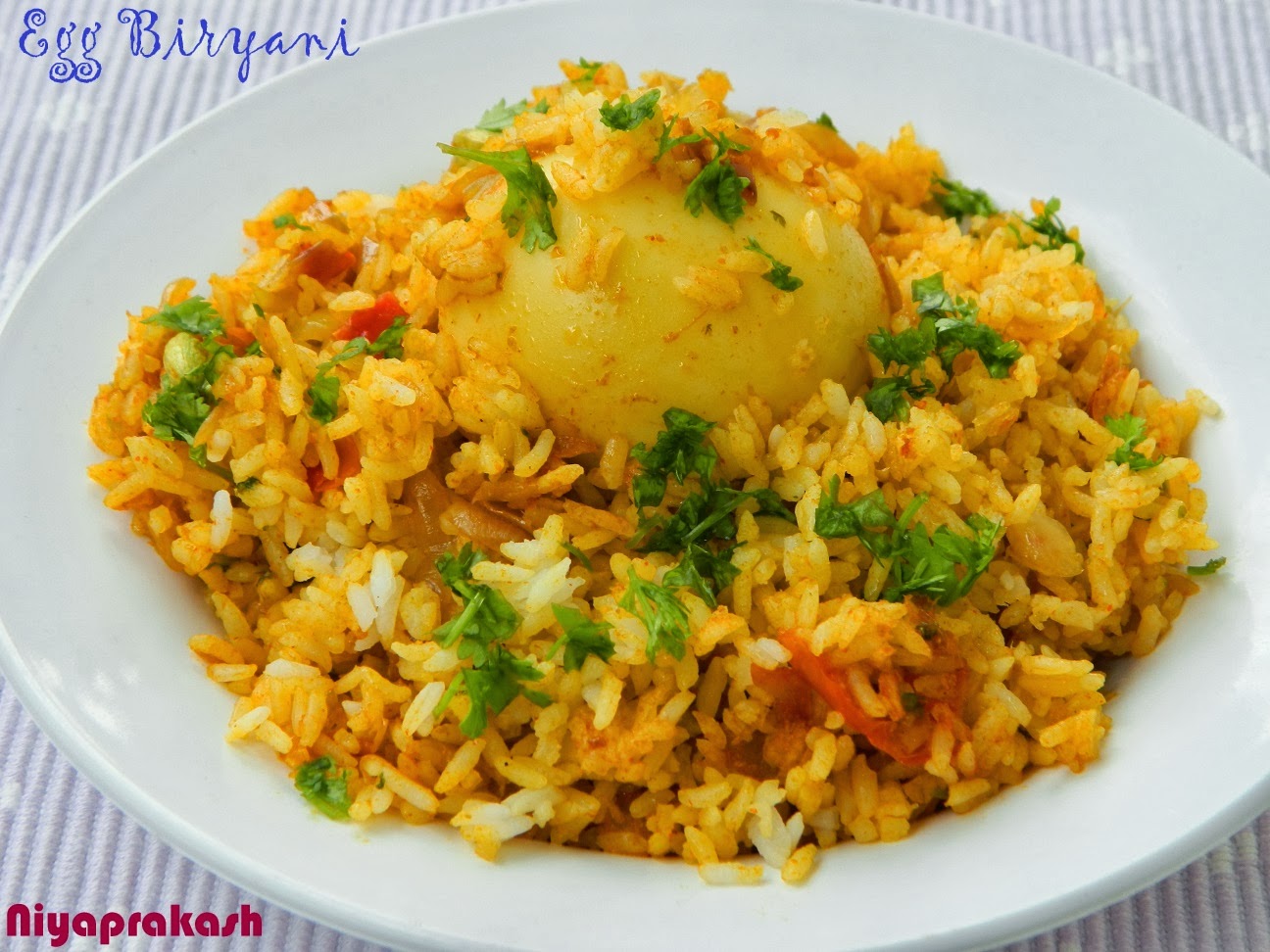Niya's World: Egg Biryani