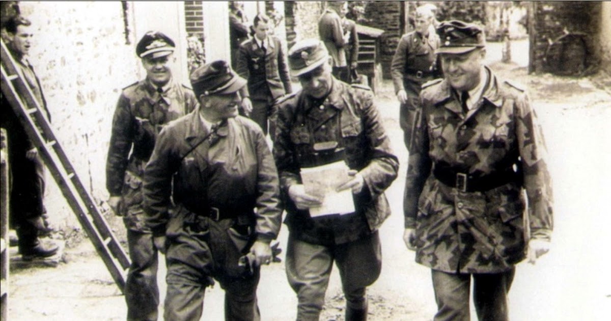 World War II Pictures In Details: Three German Commanders in St.-Lô area