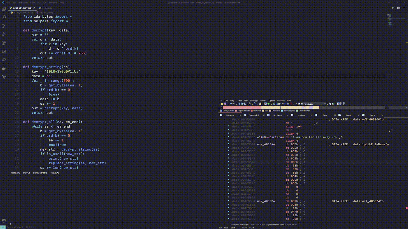 IDACode - An Integration For IDA And VS Code Which Connects Both To Easily Execute And Debug ...