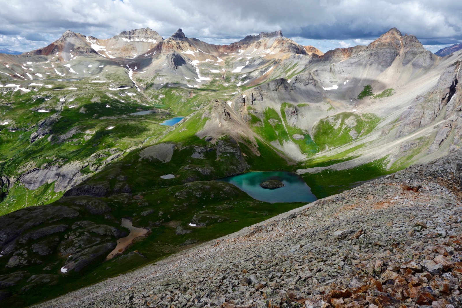 Earthline: The American West: V2 (Peak 13,309'), Ice Lake Basin Series