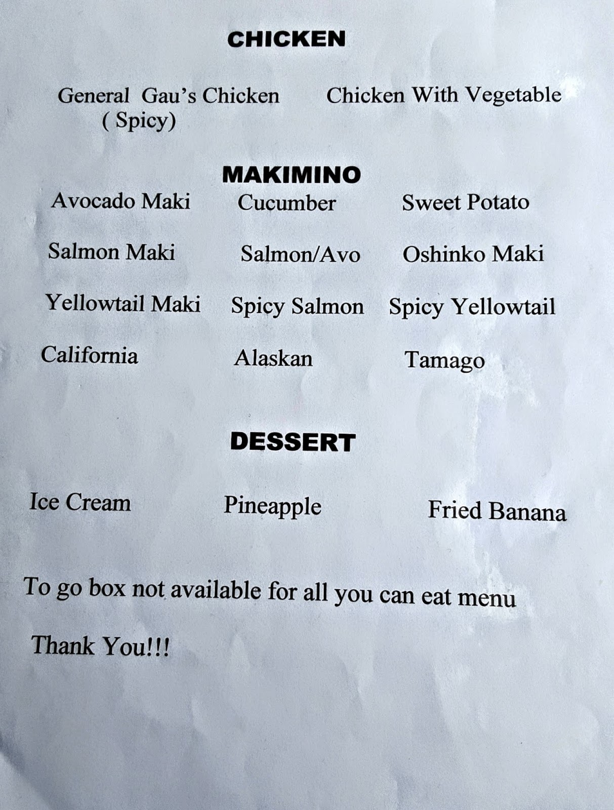 Mami-Eggroll: All you can eat lunch "buffet" at Mandarin Asian Bistro ...