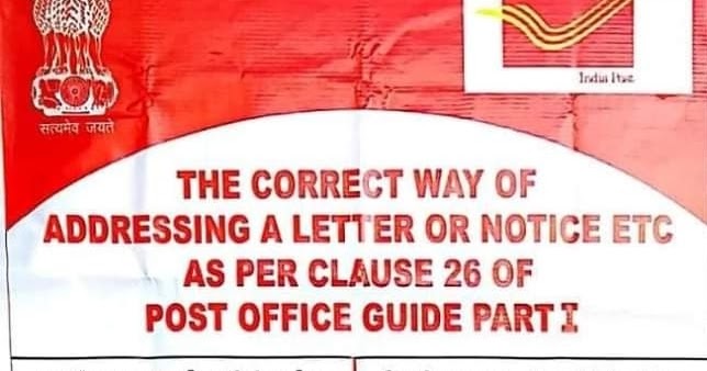 DOP ORDERS: The correct way of Addressing a letter or Notice etc., as ...