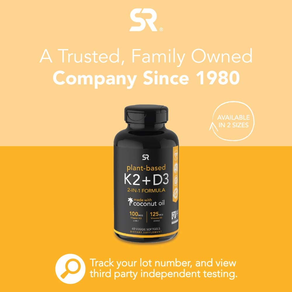 Health and Sport Promotions: Vitamin K2 + D3 with Organic Coconut Oil ...