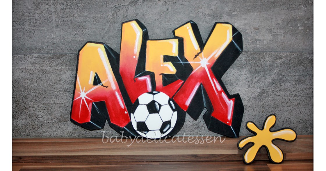 BABY DELICATESSEN LETRAS DE MADERA: EL GRAFFITTI DE ALEX
