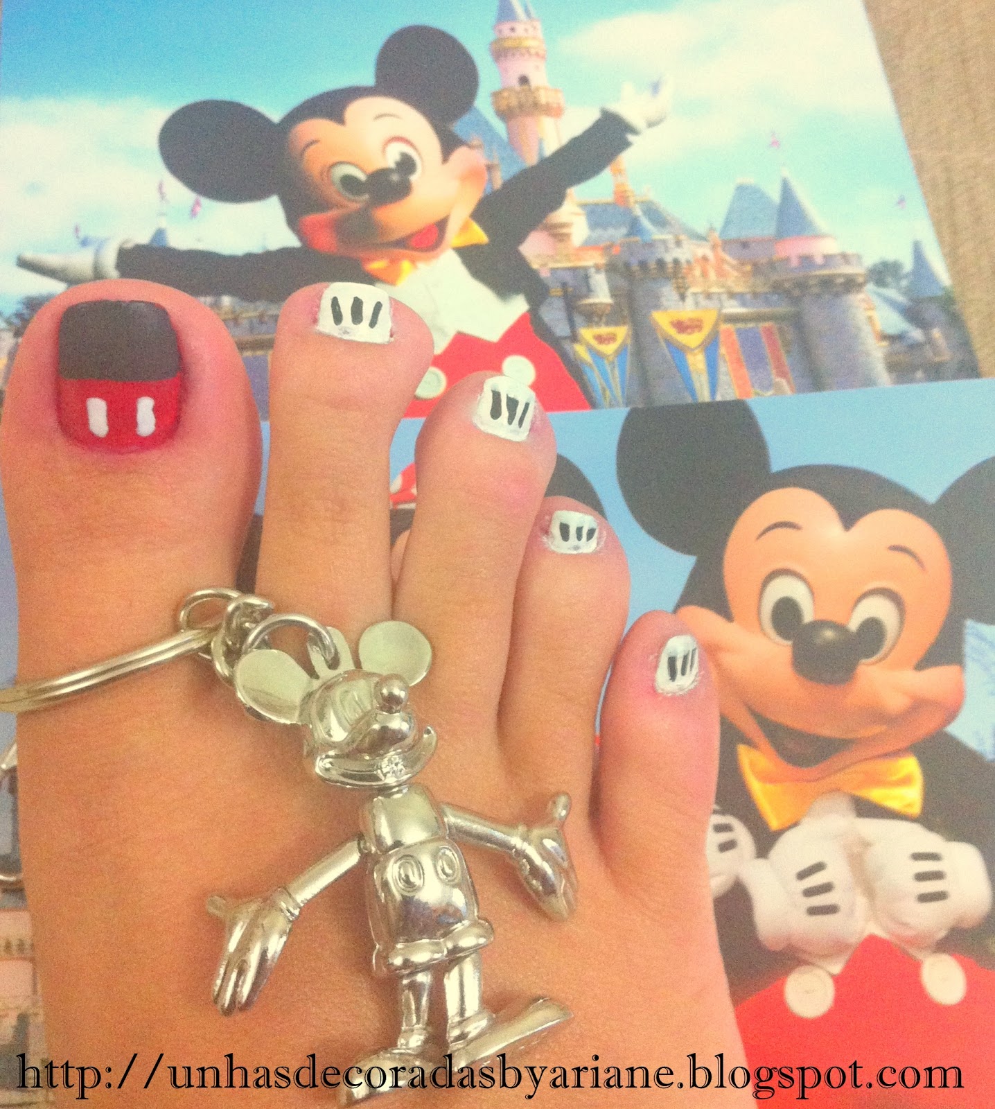 Unhas Artísticas By Ariane Haselmann Unhas Do Mickey