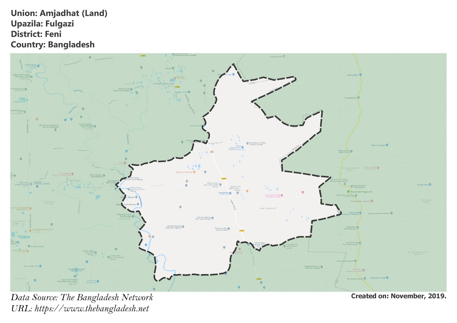 Amjadhat Union, Feni