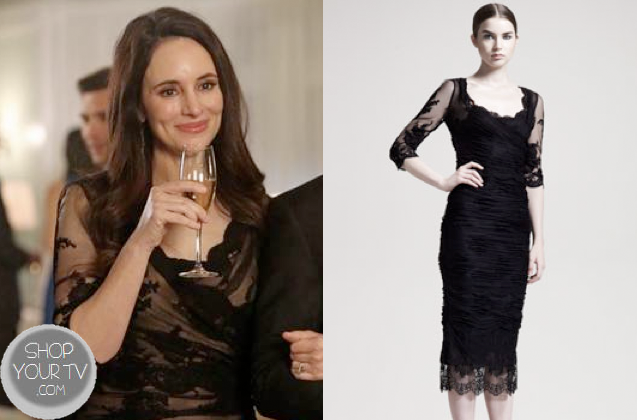 Revenge: Season 2 Episode 20 Victoria's Black Lace Dress | Fashion ...