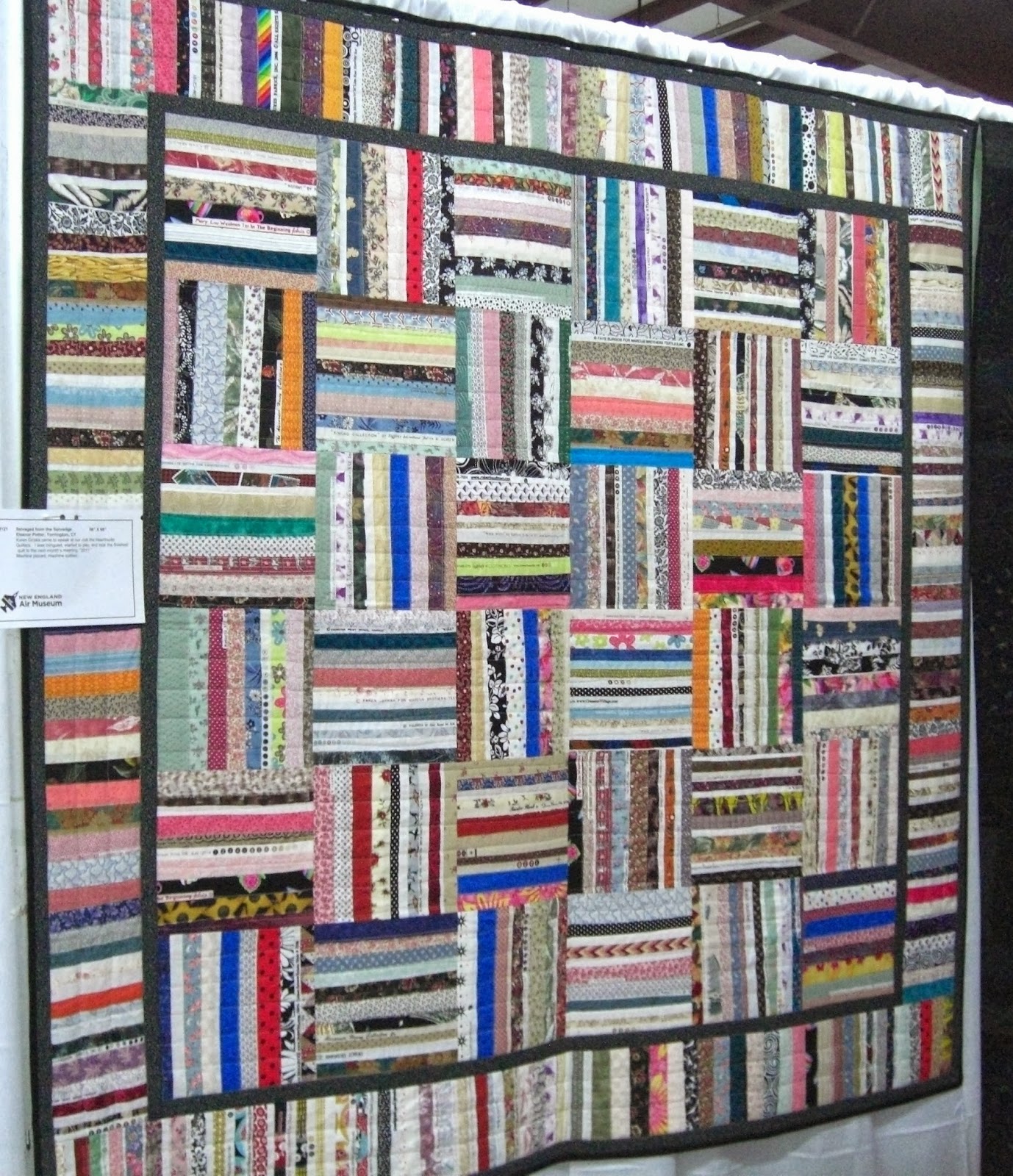 Selvage Blog: Eleanor Potter's Selvage Quilt